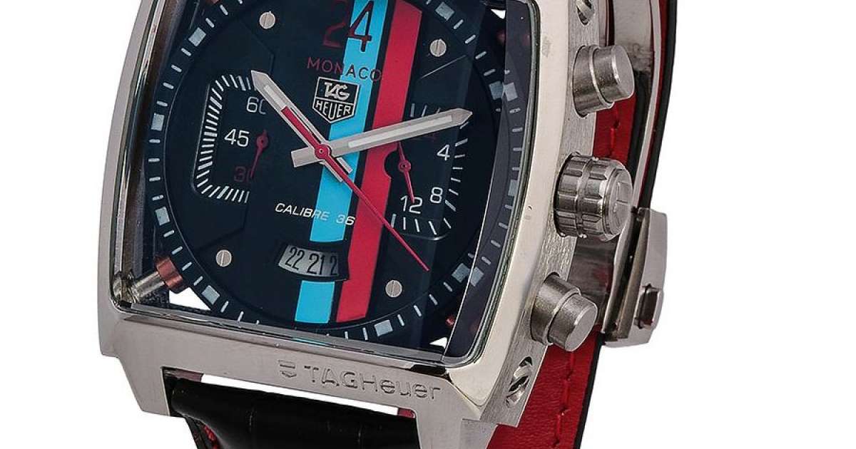 Часы TAG Heuer Monaco 24 Calibre 36 Limited Edition Red копия, купить в ...