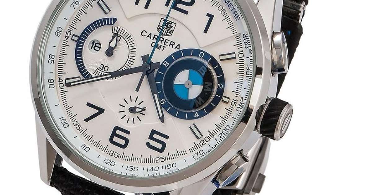 Часы Tag Heuer Carrera BMW Power GMT Chronograph Black/Silver/White ...